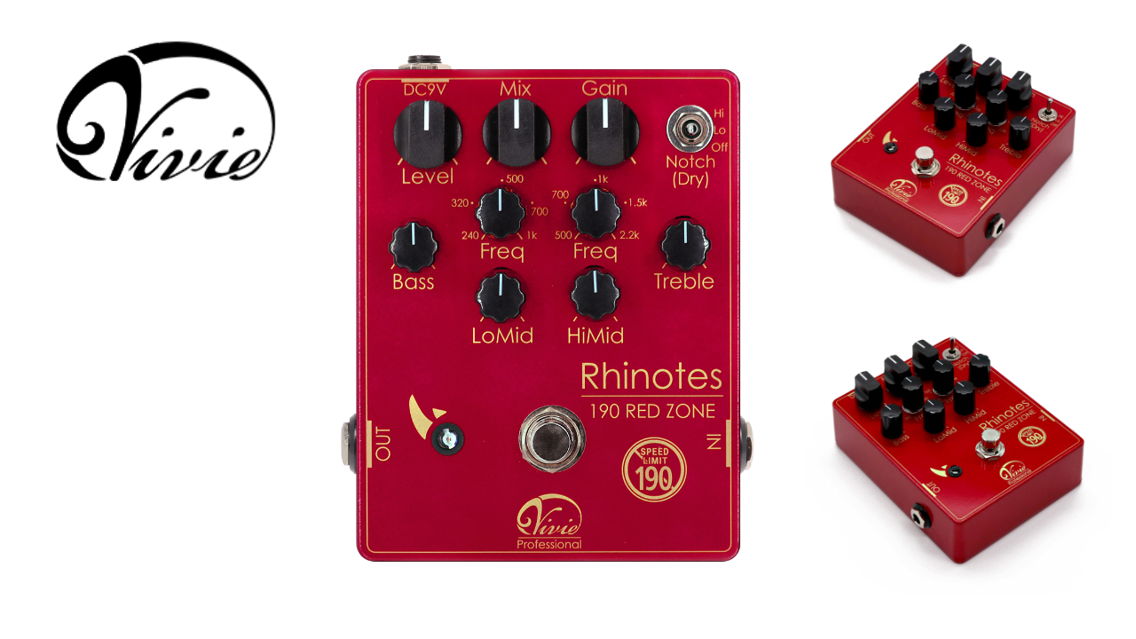 VivieからIKUO氏のシグネチャーベースプリアンプ発売！