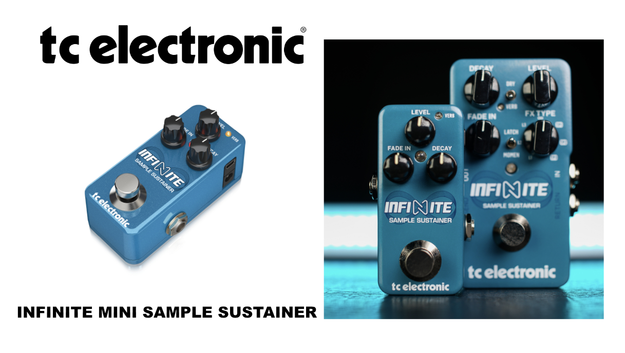 tc electronicから「INFINITE MINI SAMPLE SUSTAINER」が発売!!