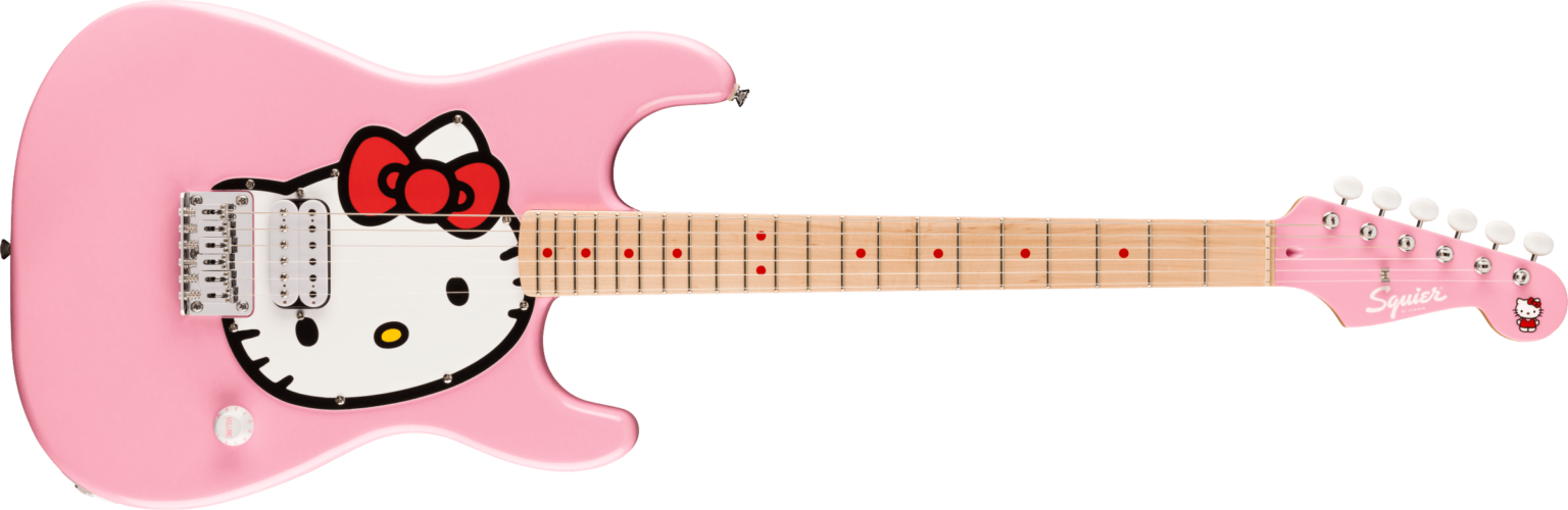 「Fender x Hello Kitty」コラボレーションアイテムが限定で発売！